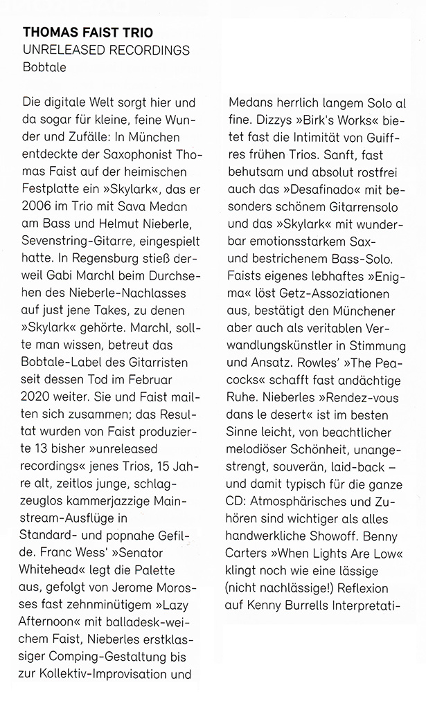 Thomas Faist | Saxophones, Clarinet, Flute | Composer